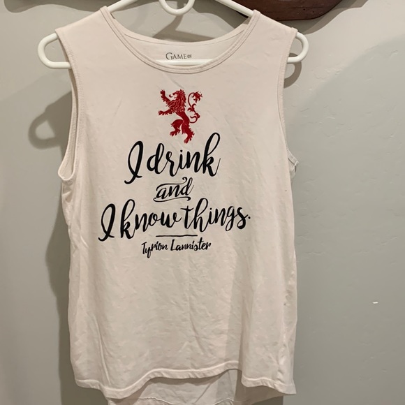 Game of Thrones | Tops | Game Of Thrones Tank | Poshmark